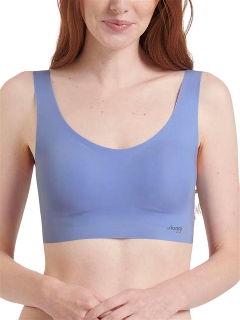 Sloggi Bralette Zero Feel Top Bra Soft Cup Removable Pads Bras Lingerie Ebay