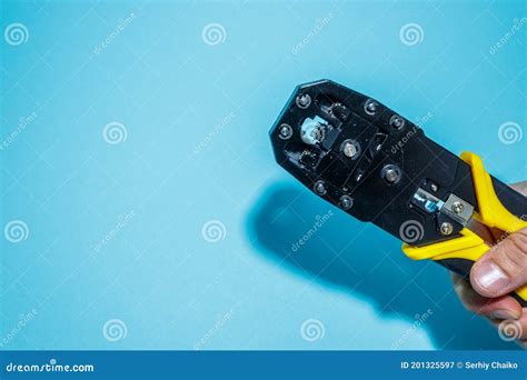 Twisting Cable Tool Twisted Pair Ethernet Utp Cat Crimping Rj Lan Cable Internet Or