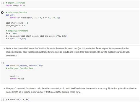 Solved Can Someone Please Help Me With The Convolve