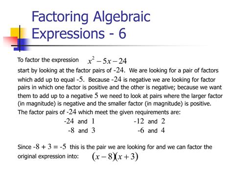 Ppt Factoring Tutorial Powerpoint Presentation Free Download Id 326516