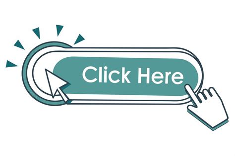 Click Here Button With Click Cursor Button Website Design Click Button Modern Action Button