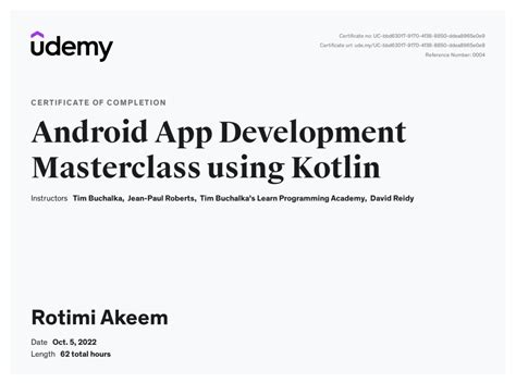 I Just Finished The Course “android App Development Masterclass Using