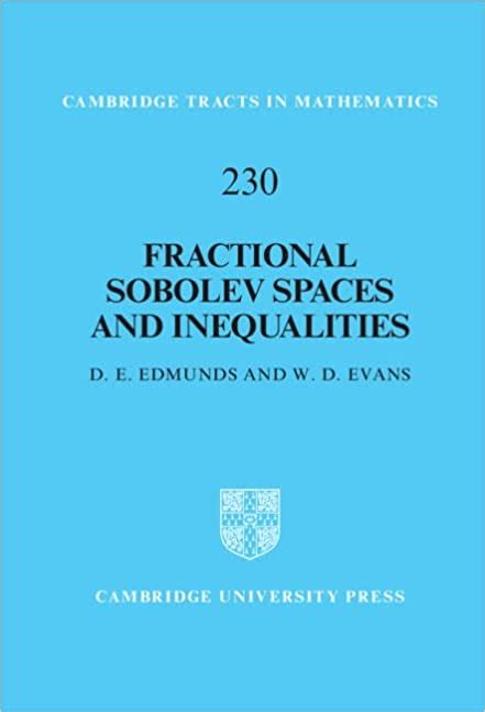 Fractional Sobolev Spaces And Inequalities Jumeirah Medical Book Store Uae