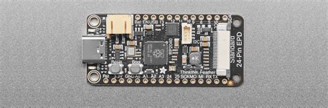 Feather Of The Day Adafruit Rp2040 Feather Thinkink For 24 Pin E Paper Displays Adafruit