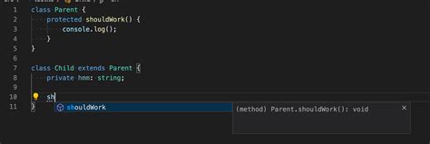 Typescript Intellisense Fails To Reference Inherited Methods After