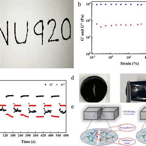 Injectable And Self Healing Properties Of The Hydrogels A Injectable Download Scientific