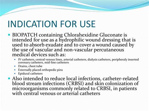 Ppt Biopatch Powerpoint Presentation Free Download Id4591389