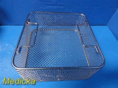 Used Aesculap Jk 341 Sterilization Container W Lid Basket And Retention Plate For Sale Dotmed