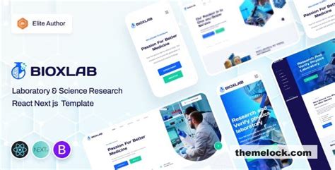 Bioxlab Laboratory And Science Research React Next Js Template Premium Themes