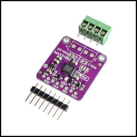 Jual Max31865 Modul Sensor Pt100 Pt1000 Rtd 2 3 4 Wire Iot Module Shopee Indonesia