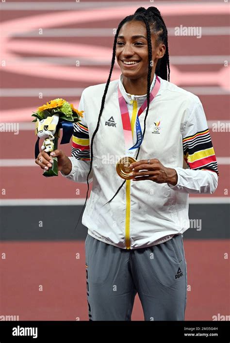 Olympic Champion Nafissatou Nafi Thiam Pictured During The Medal