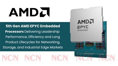 Amd Unveils 5th Gen Amd Epyc Embedded Processors Delivering Leadership Performance Efficiency