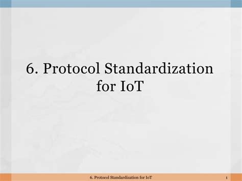 Introduction To Ioot Protocols In Iot Ppt
