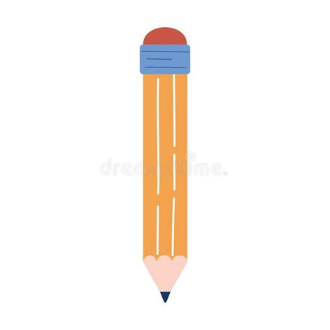 Isolated Pencil Tool Design Vector Illustration Stock Vector