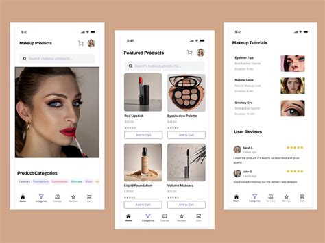 Makeup Cosmetic Beauty Products App Design By It Path Solutions On