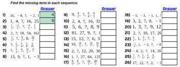 Intro To Sequences DIGITAL Sudoku Puzzle Activity By Amusing Algebra