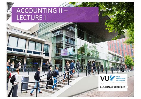 Accounting Lecture 1 ‹nr › Het Begint Met Een Idee Accounting Ii