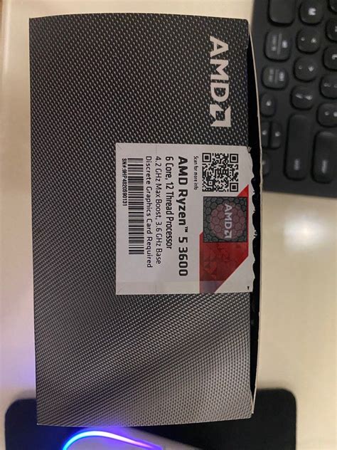 Amd Ryzen 5 3600 Cpu Computers And Tech Parts And Accessories Computer Parts On Carousell