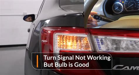 Turn Signal Indicator Not Working But Bulb Is Good Why