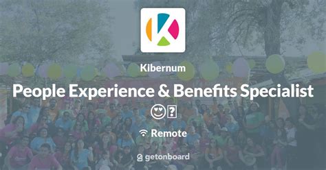 People Experience And Benefits Specialist 😍 At Kibernum Remote Work From Home Get On Board