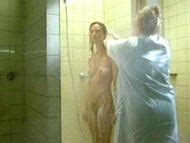 Naked Anja Stöhr in schöne Braut in Schwarz