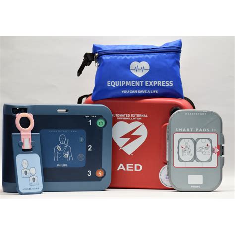 Philips Heartstart Aed Complete Kit With Adult Pads Cabinet Pediatric