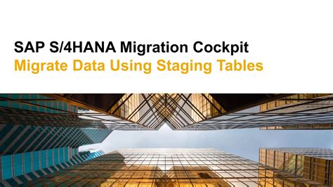 Sap S 4hana Migration Cockpit Migrate Your Data To Sap S 4hana Pdf Databases Computer