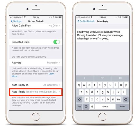How To Custom Auto Reply To Texts While Driving On Your Iphone Running Ios 11