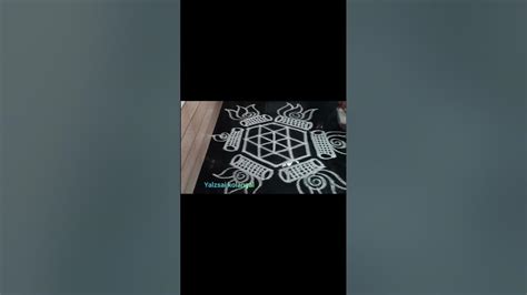 புதன்கிழமைக்கு மங்களகரமான படி கோலம் Shorts Shortsfeed 5 3dots Yalzsai Kolangal Youtube