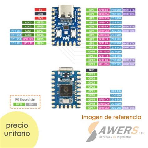 RP2040 Zero Microcontrolador Arm Cortex M0