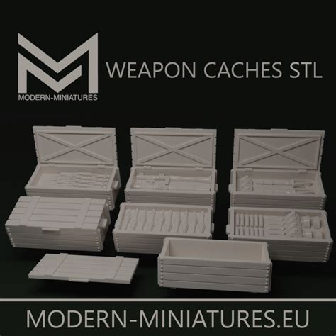 Weapon Crates Modern Miniatures Eu