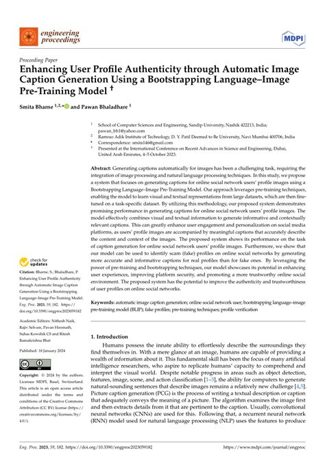 PDF Enhancing User Profile Authenticity Through Automatic Image Caption Generation Using A
