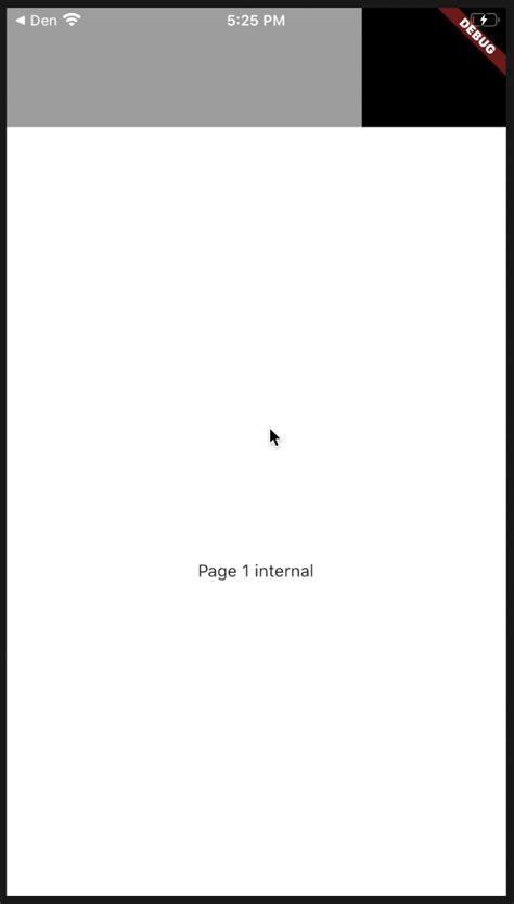 Opening A Page From Inside A Tabbarview Has Weird Behavior · Issue 342