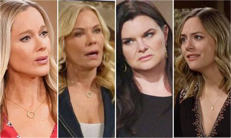 Bold And Beautiful Spoilers Logan Sisters Civil War Erupts Over Hopes