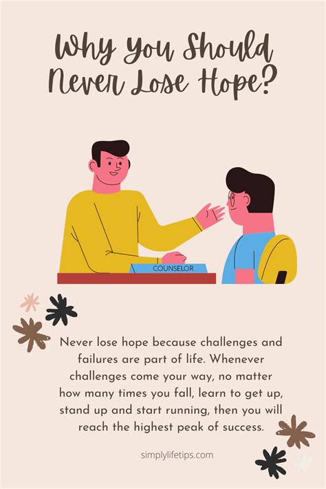Why You Should Never Lose Hope Simply Life Tips