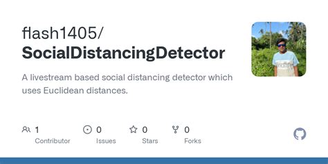 Github Flash1405socialdistancingdetector A Livestream Based Social