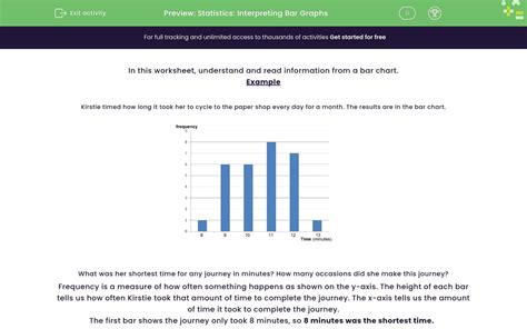 Statistics Interpreting Bar Graphs Worksheet Edplace Hot Sex Picture