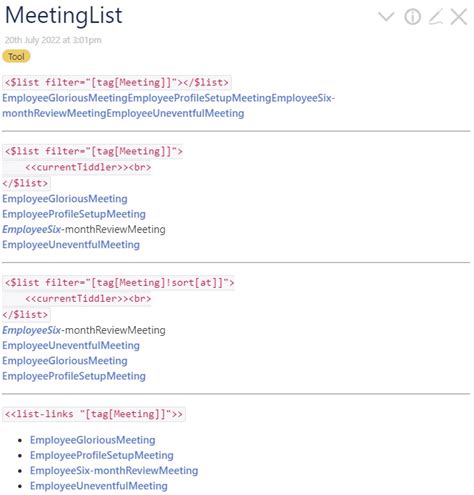 Dash In Tiddler Titles Outputs Differently When Filtering Filter Talk Tw