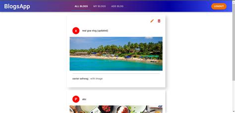 GitHub Xavier BlogApp A Blog App Using MERN Stack