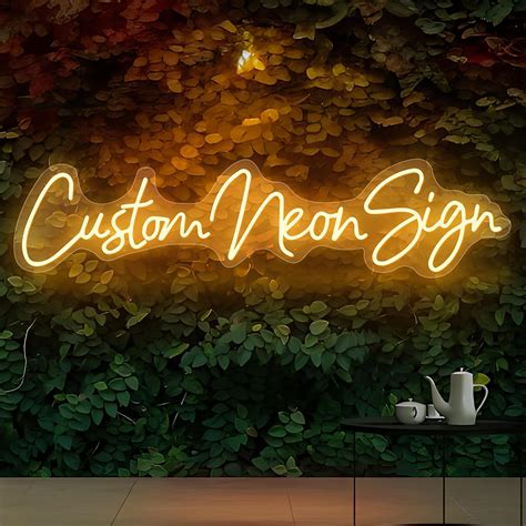 Custom Neon Signspersonalized Neon Signs For Wall Decor Large Custom