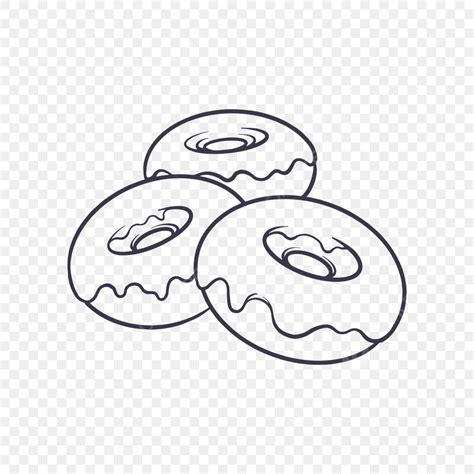 작업 로고 상품 티셔츠 스티커 및 레이블 디자인 포스터 인사말 카드 광고 비즈니스 회사 또는 브랜드에 대한 맛있는 링 도넛 그림 실루엣 벡터 일러스트 도넛 도넛 그림