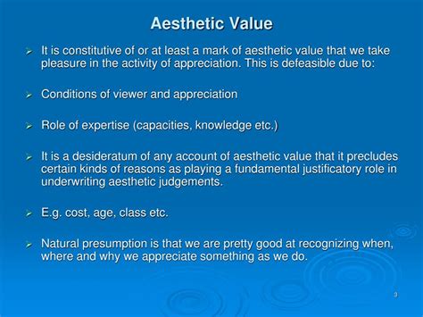 21 Aesthetic Values Examples Caca Doresde