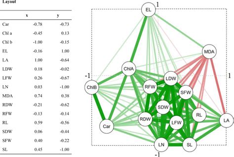 Descriptive Network Analysis Based On Fruchterman Reingold Algorithm