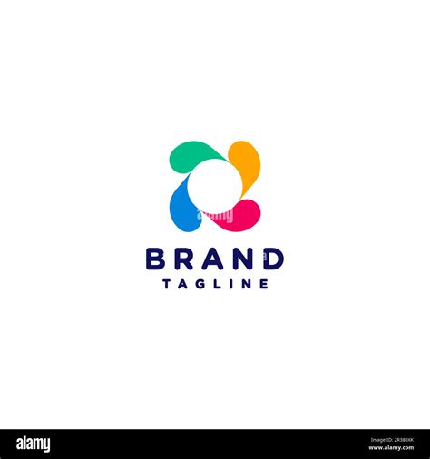 Simple Colorful Propeller Logo Design Colorful Rotating Propeller Logo