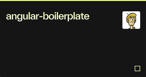 angular boilerplate codesandbox