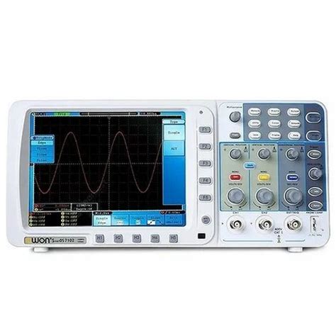 Single Owon Sds 7102v Deep Memory Digital Storage Oscilloscope 100 Mhz For Industrial At
