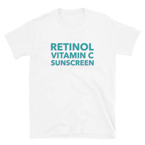 Retinol Vitamin C Sunscreen T Shirt Butfirstskin