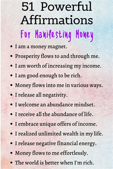 Manifestation Magic Affirmations Daily Positive Affirmations Law Of