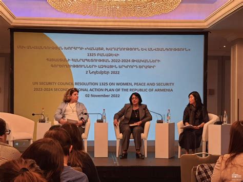 ՄԱԿ ԱԽ «Կանայք խաղաղություն և անվտանգություն թիվ 1325 բանաձևի՝ Հայաստանի 2022 2024թթ