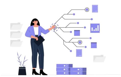 Flat Character Design Data Analytics Presentation 2d Illustration Images